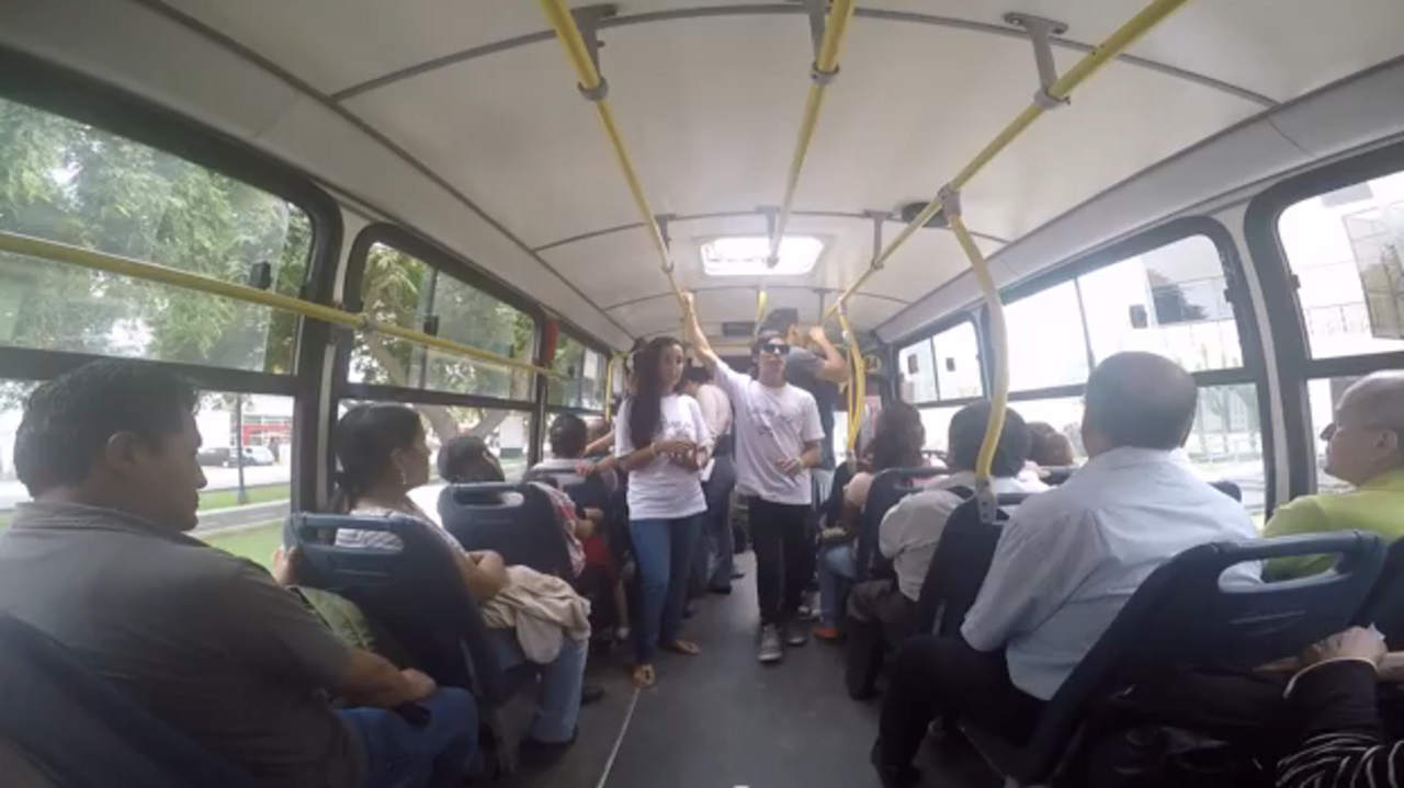 Lima’s buses become mobile history lessons