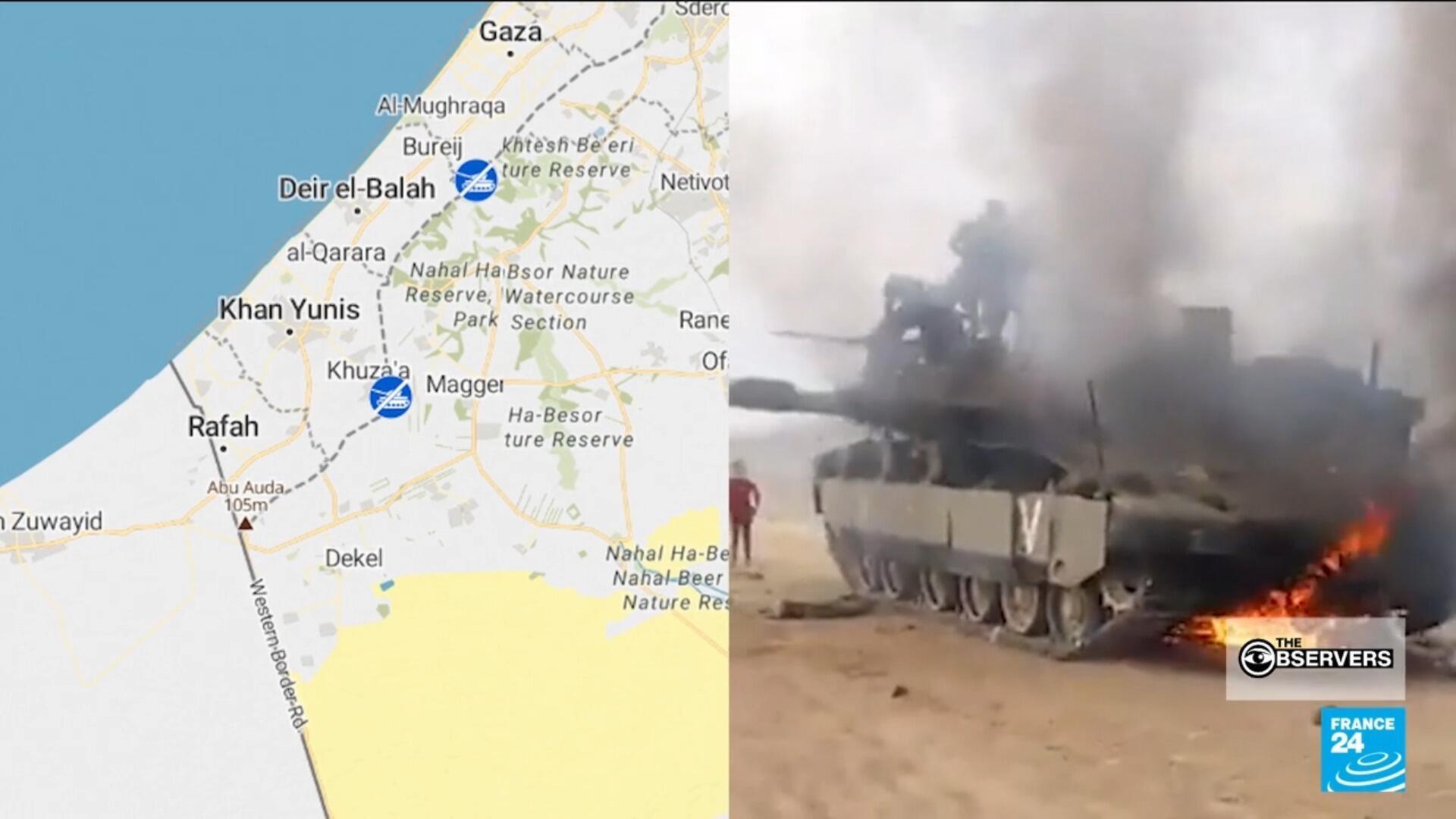 An interactive map shows verified videos of the war between Israel and ...
