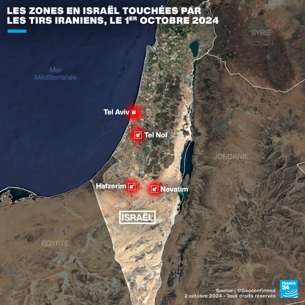 Frappes iraniennes sur Israël : ce que révèlent les premières images des dégâts