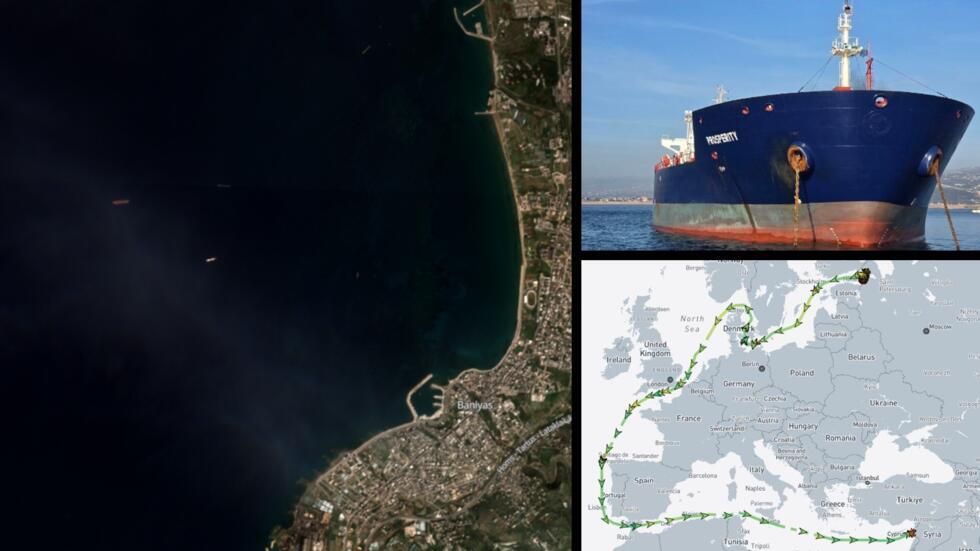 Sanctioned tankers are suspected of fueling Syria with Russian diesel