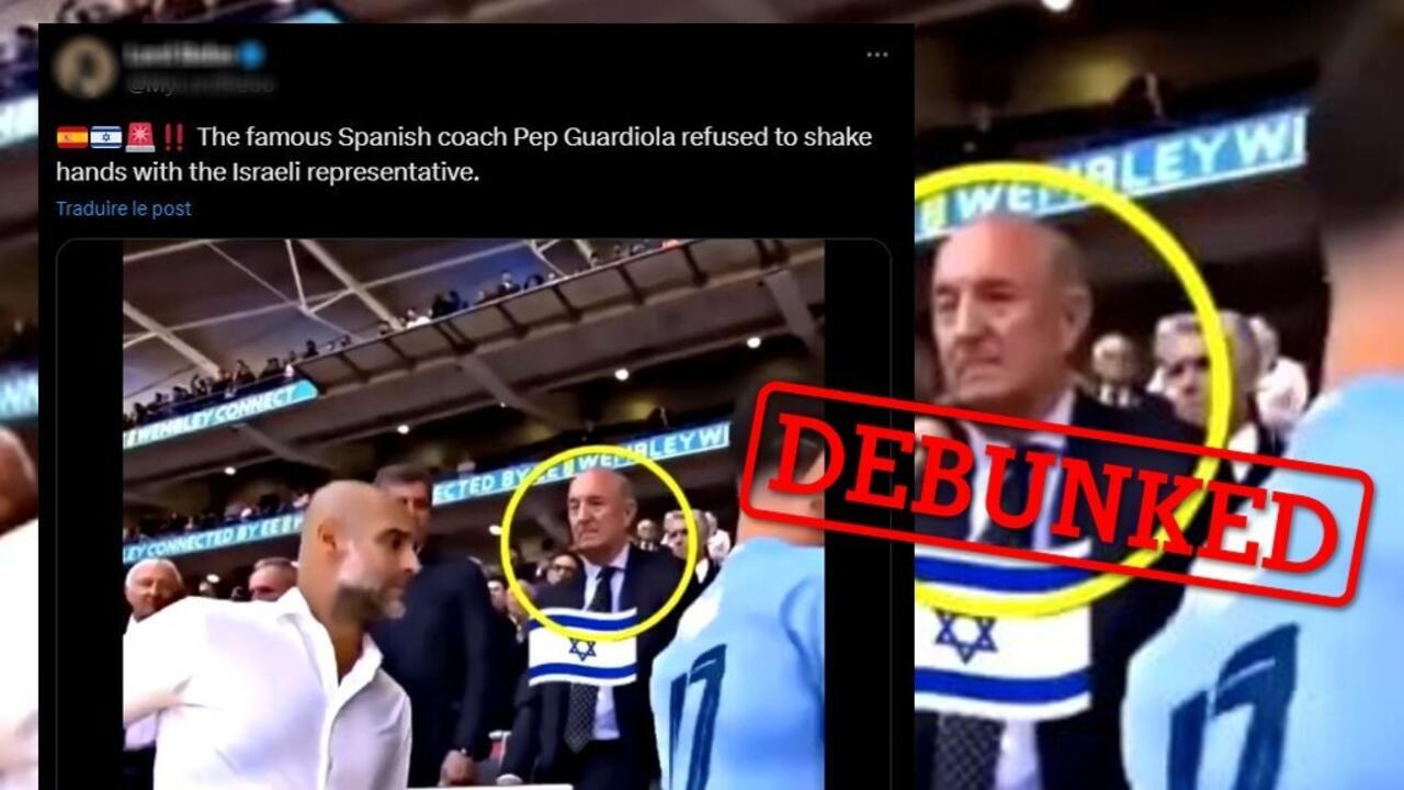 No, Pep Guardiola didn’t refuse to shake hands with an Israeli ...