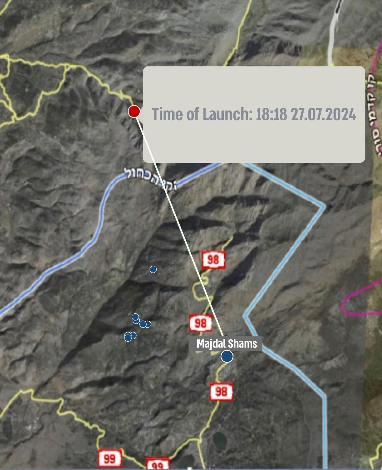 Deadly explosion in the Golan Heights: Tracing a rocket’s trajectory