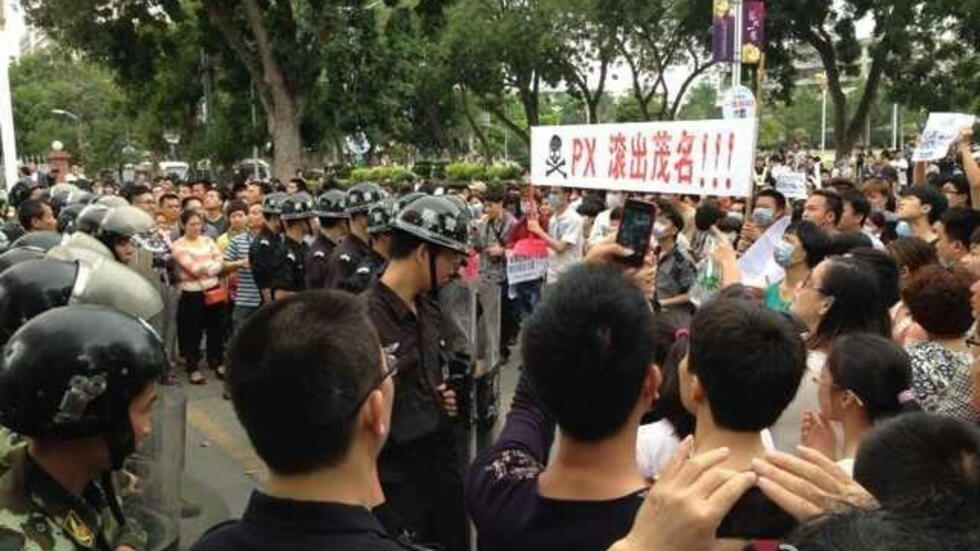 Chinese authorities crack down on petrochemical plant protesters