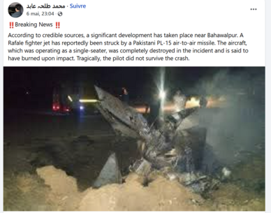 Did Pakistan shoot down three Indian Rafale jets in Kashmir clashes?