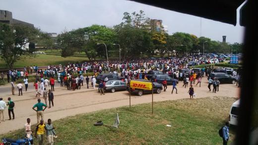 Nigerian students protest insecurity, rising fees during presidential ...