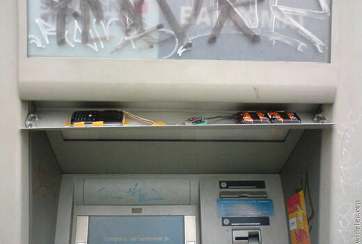 How safe are cash machines from hackers?