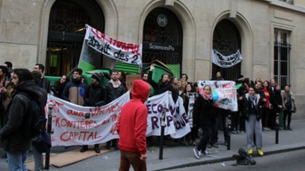 Les étudiants de Sciences Po veulent manifester, mais sans être notés ...
