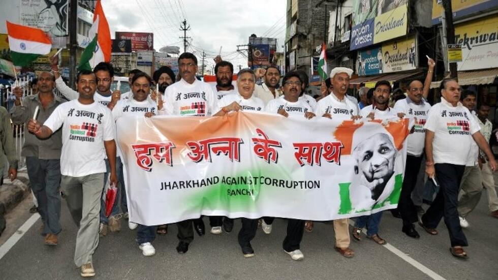 Rampant corruption stirs anger in India