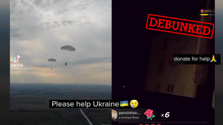 'Please help Ukraine': Fake livestreams on TikTok show telltale signs ...