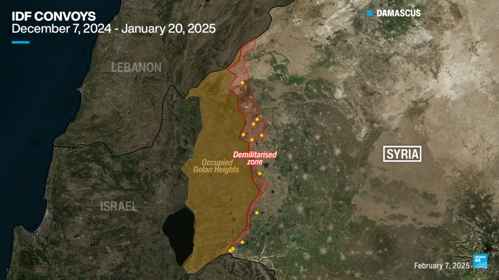 Bases, patrols, roadblocks: satellite images track Israeli military ...