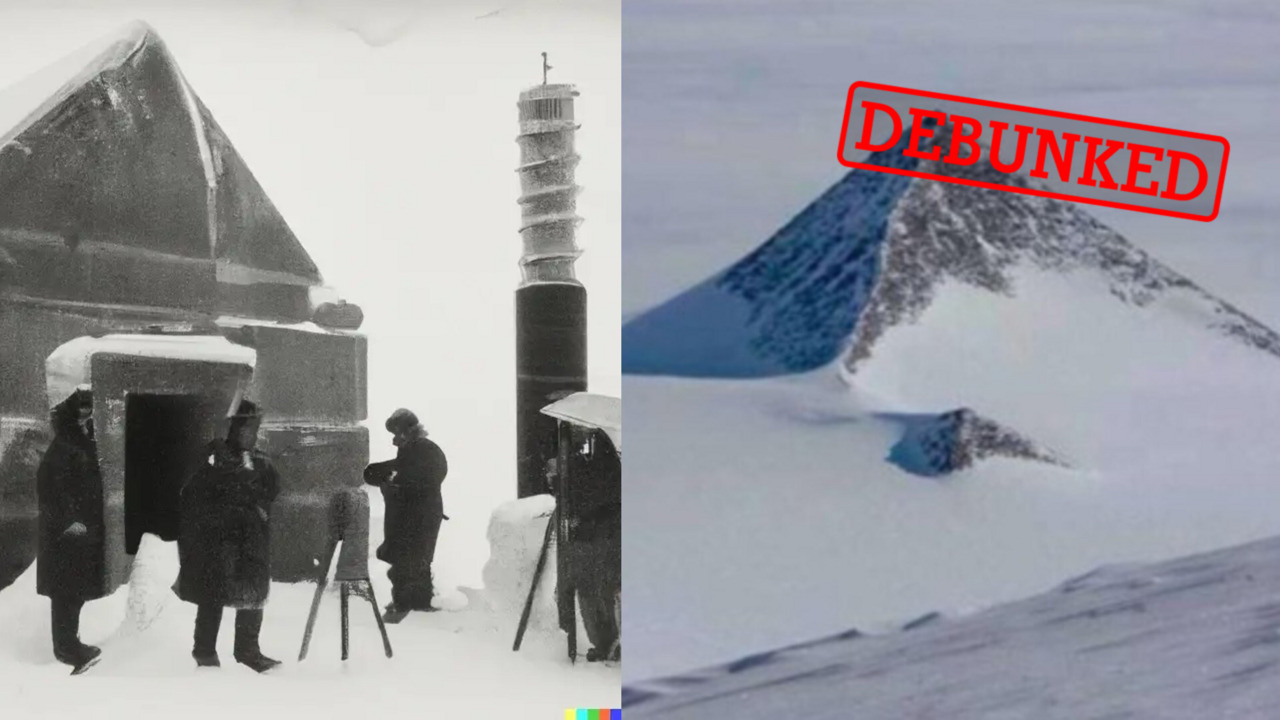 Are there ruins of a lost civilisation in Antarctica? No, turns out ...