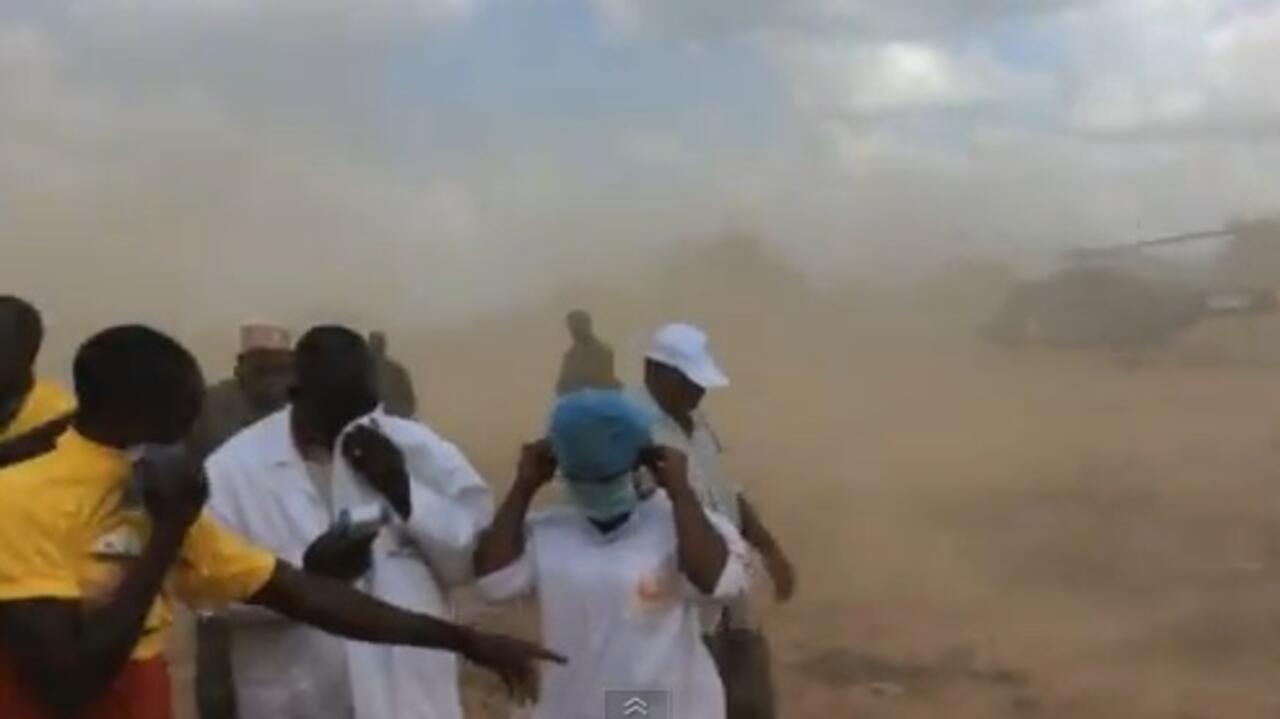 VIDEO : Le "couac" de l’hélicoptère du président Alpha Condé