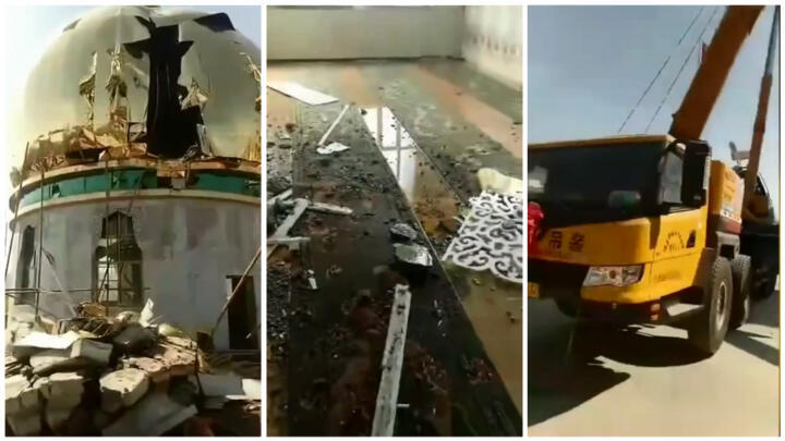 Chinese mosque partially destroyed in state campaign against Muslim ...