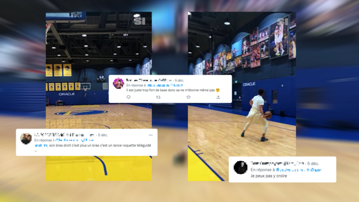 Vidéo truquée de Stephen Curry enchaînant les paniers longue distance ...