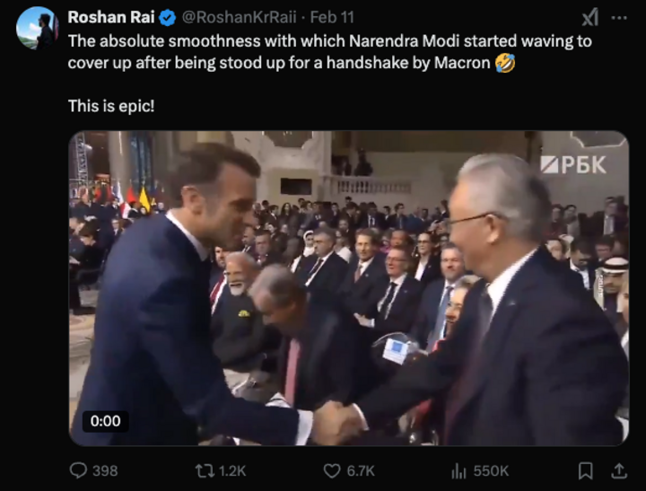 No, Macron did not snub Modi at the Paris AI summit – here’s what ...