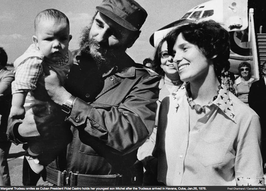Fidel Castro, Justin Trudeau : père et fils selon les réseaux sociaux