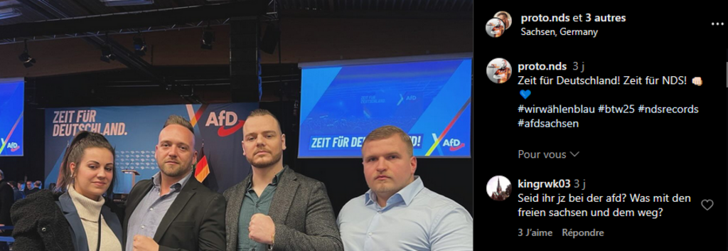 Neo-Nazis regularly attended AfD events in the run-up to the German ...