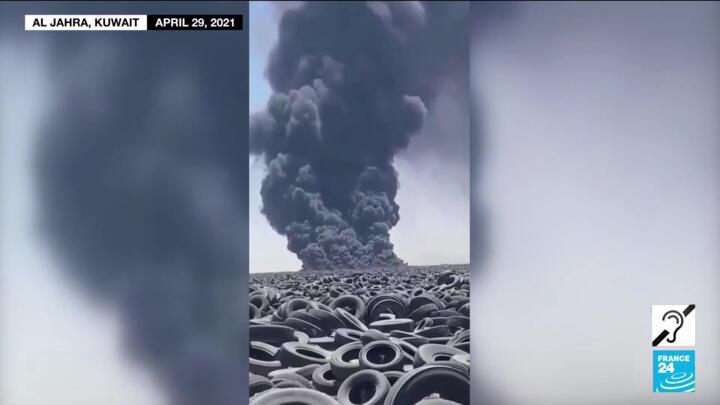 The toxic impacts of fires at the world's largest tyre graveyard in ...