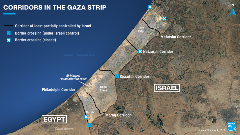Gaza's new 'Morag' corridor 'means confining a large number of people ...