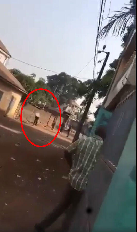 Did police in Guinea fire on protesters?