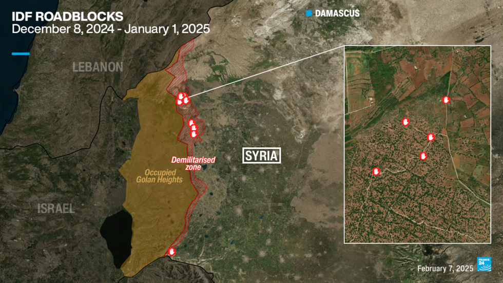 Bases, patrols, roadblocks: satellite images track Israeli military ...