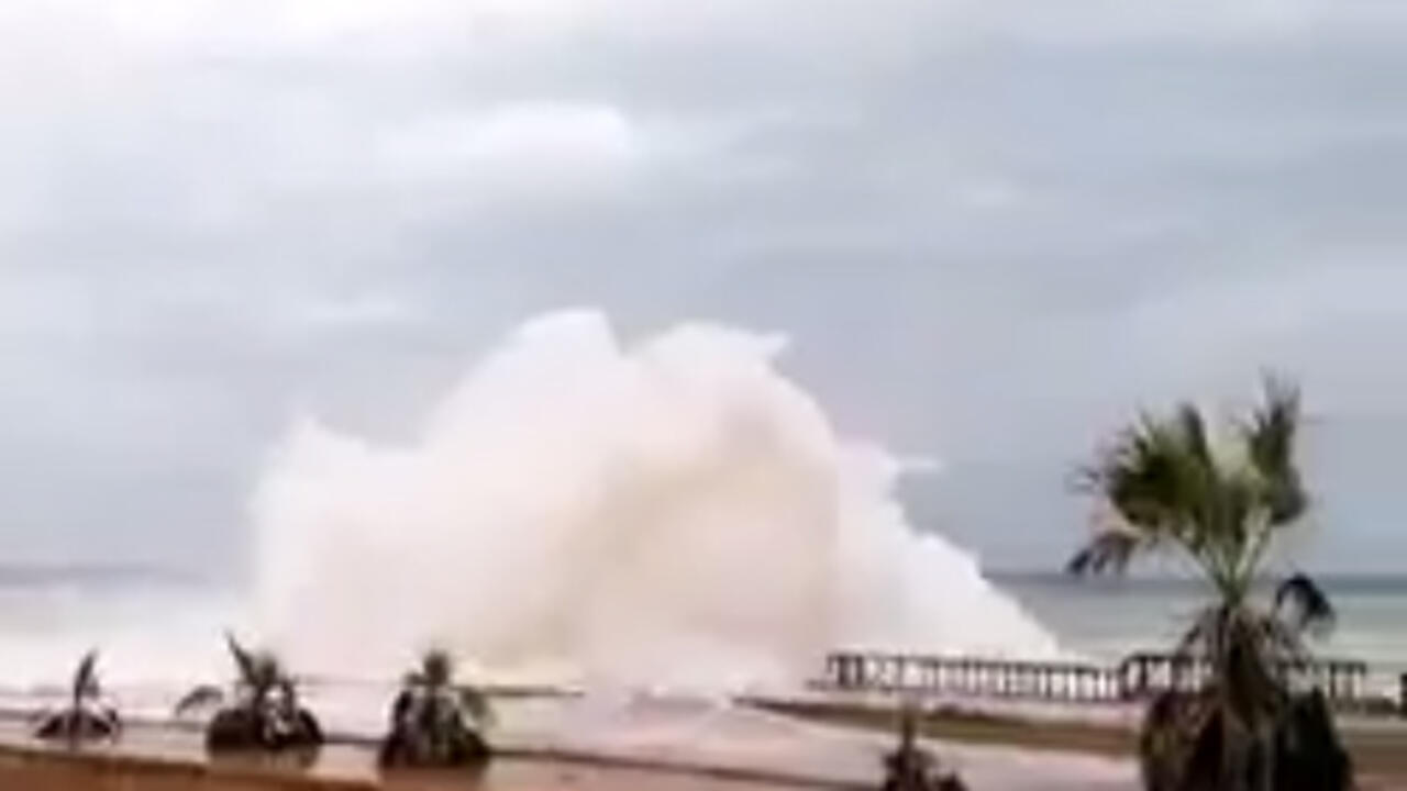 En images : le Yémen face au cyclone