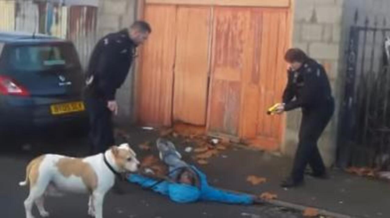 Video: UK police fire a Taser into the face of their own race relations ...