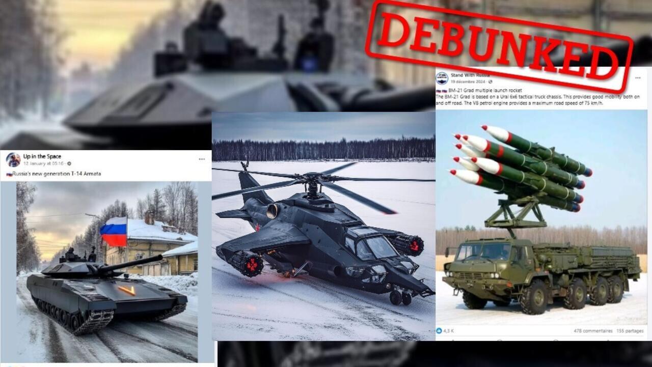 These photos of the Russian Army’s latest equipment are actually AI ...