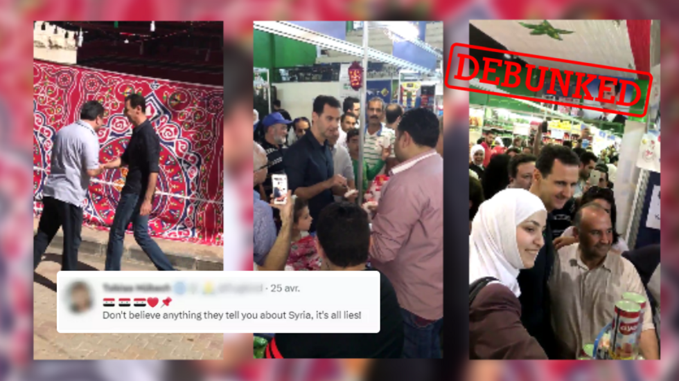 No, this isn’t a recent video of Bashar al-Assad walking freely through ...