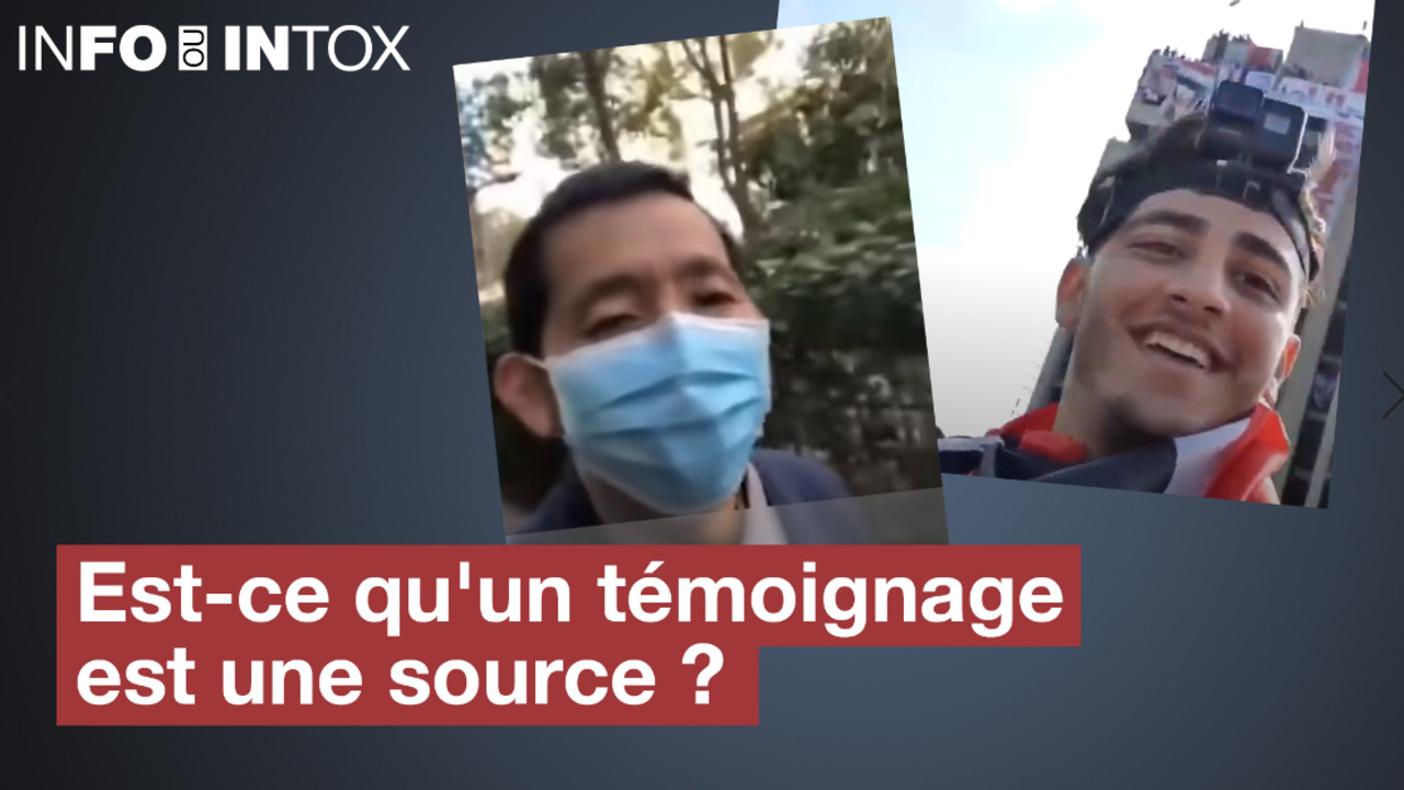 Info ou Intox, les questions des lycéens : est-ce qu'un témoignage est ...