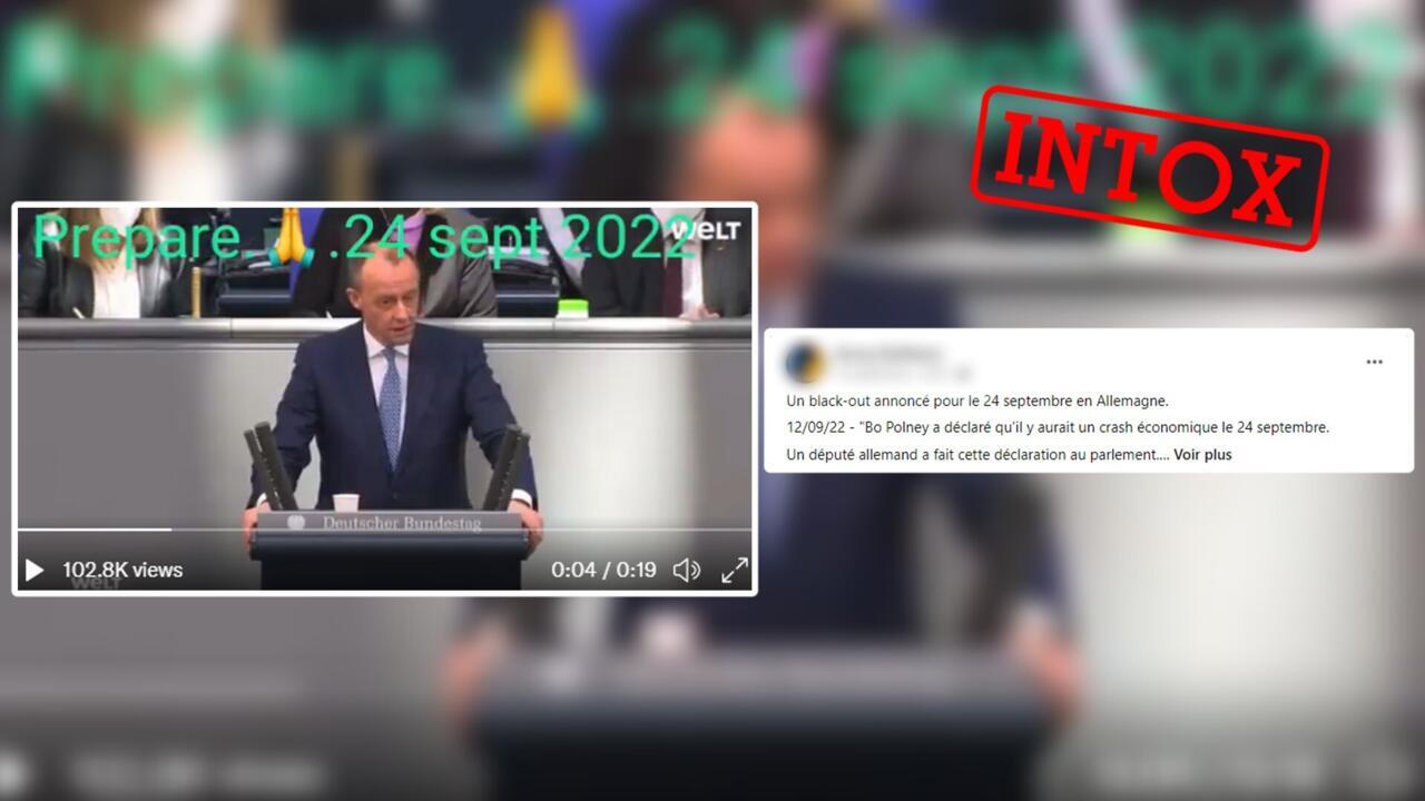 Un député allemand a-t-il prédit une catastrophe pour le 24 septembre ...