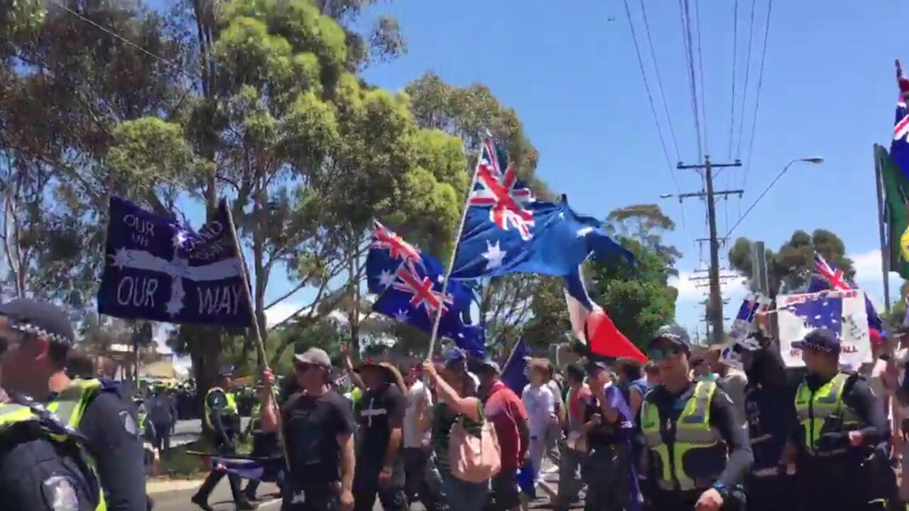 Australian anti-Islam protests use ‘Paris’ as rallying cry