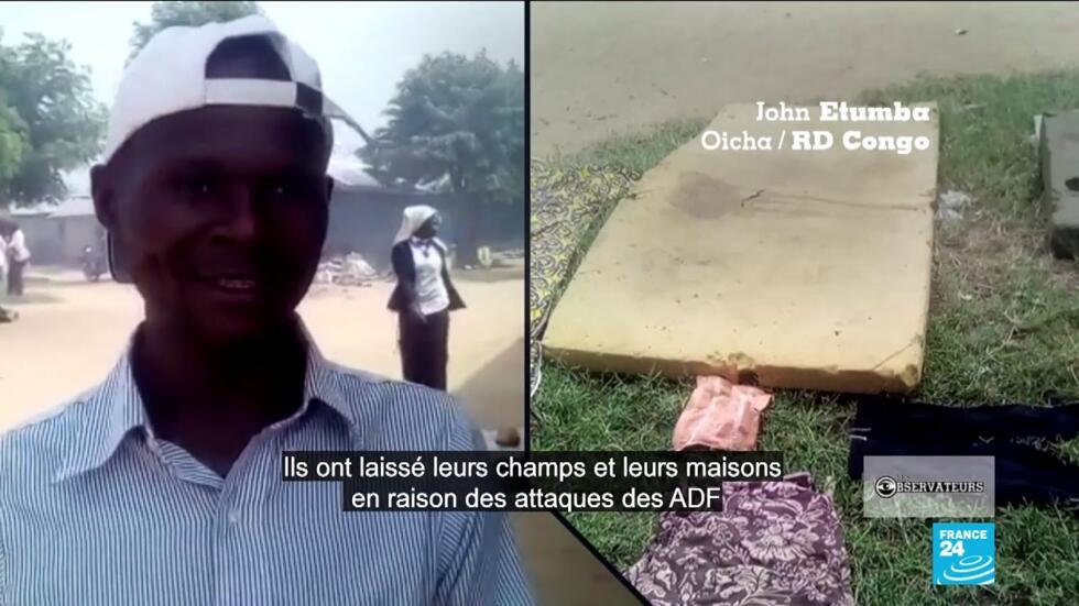 RDC : à Oicha, des déplacés trouvent refuge dans les écoles - Les ...