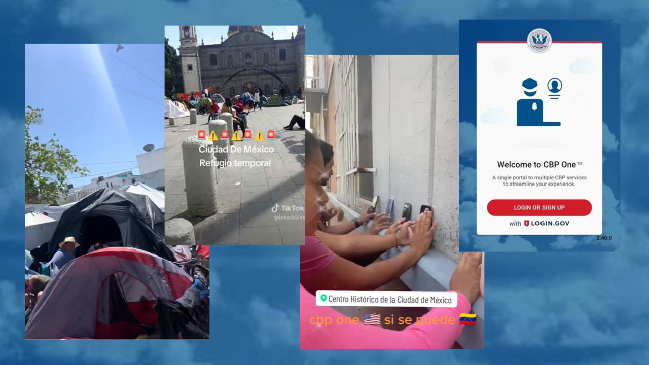 Mexique : des migrants face au mur de CBP One, l’application ...