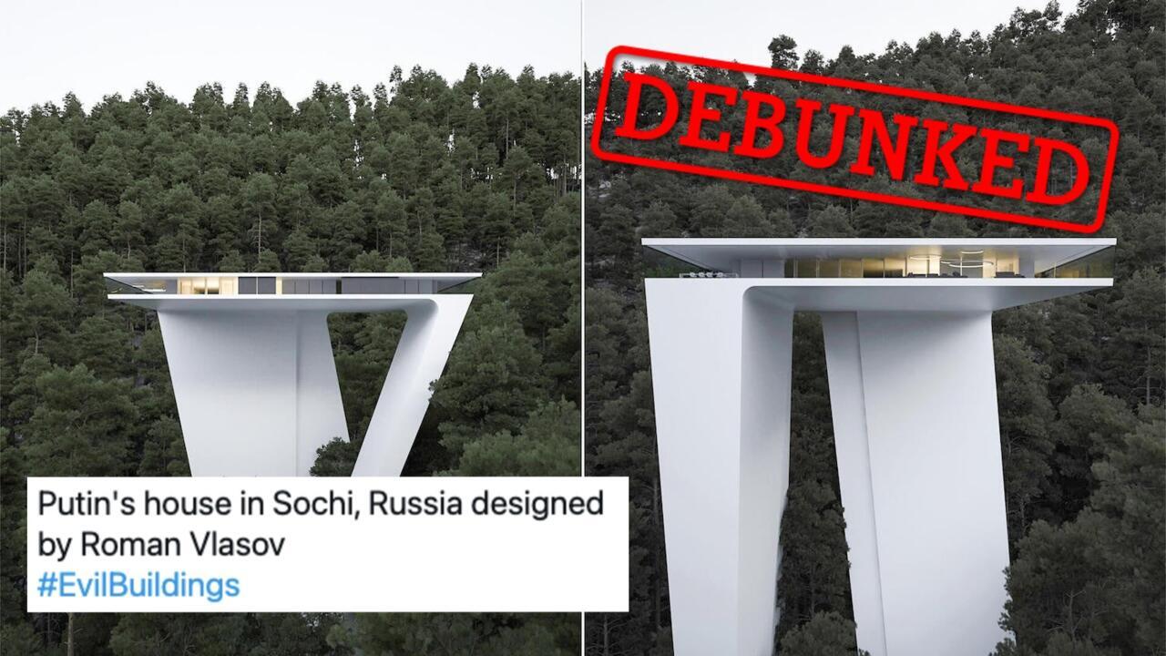 Debunked: Putin’s 'Bond villain' house doesn’t exist