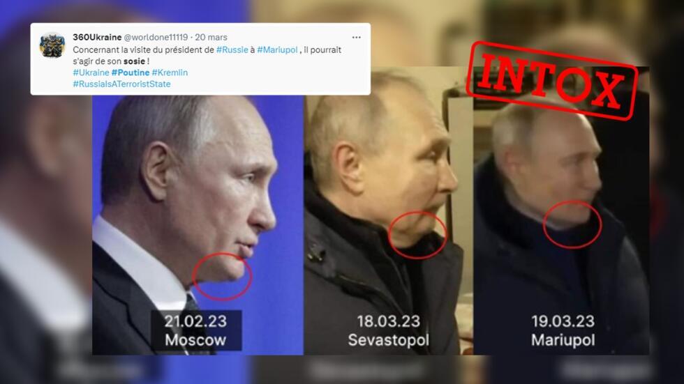 Pourquoi ces images ne prouvent pas que Vladimir Poutine a envoyé un ...