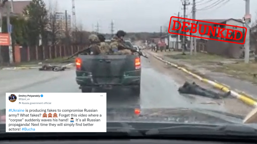 These images from Bucha do not show 'fake corpses' staged by the ...
