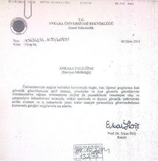 Turkish police ‘flash political symbols’ as they storm Ankara campus