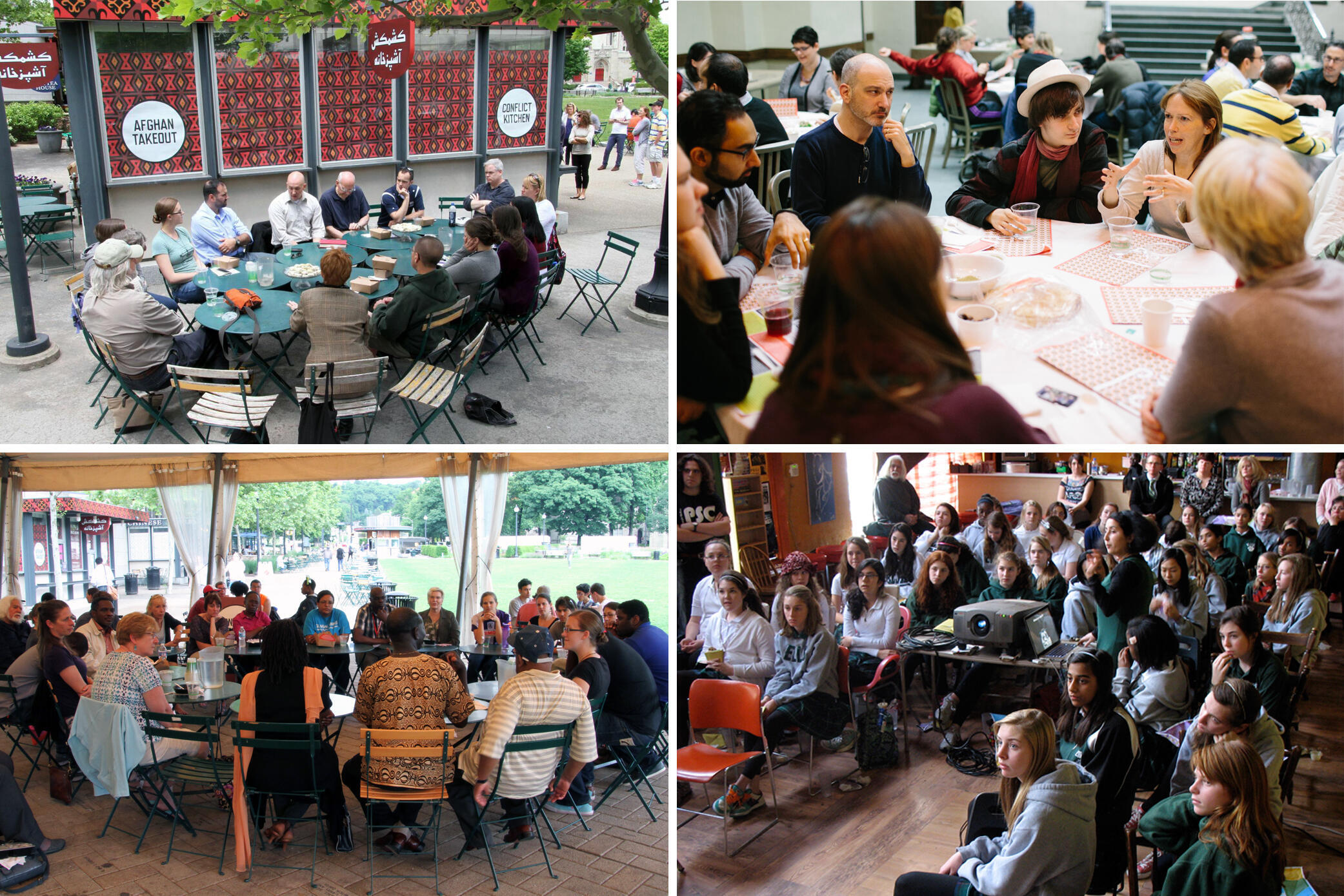 The US restaurant with political cuisine