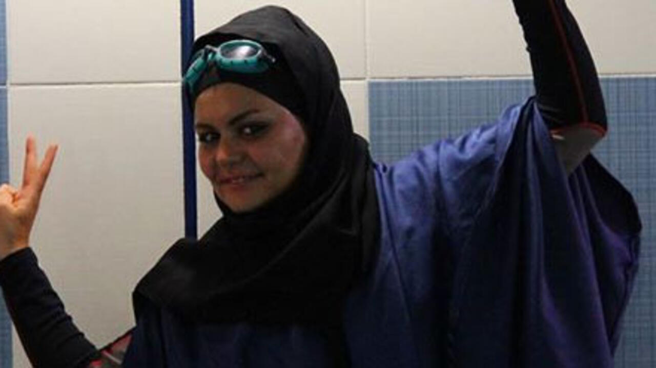 Iran swimmer’s time goes unrecorded: “Her bathing suit was too ...