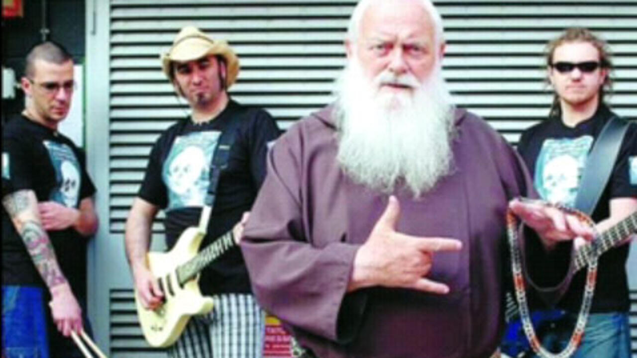 Brother Cesare, heavy-metal monk