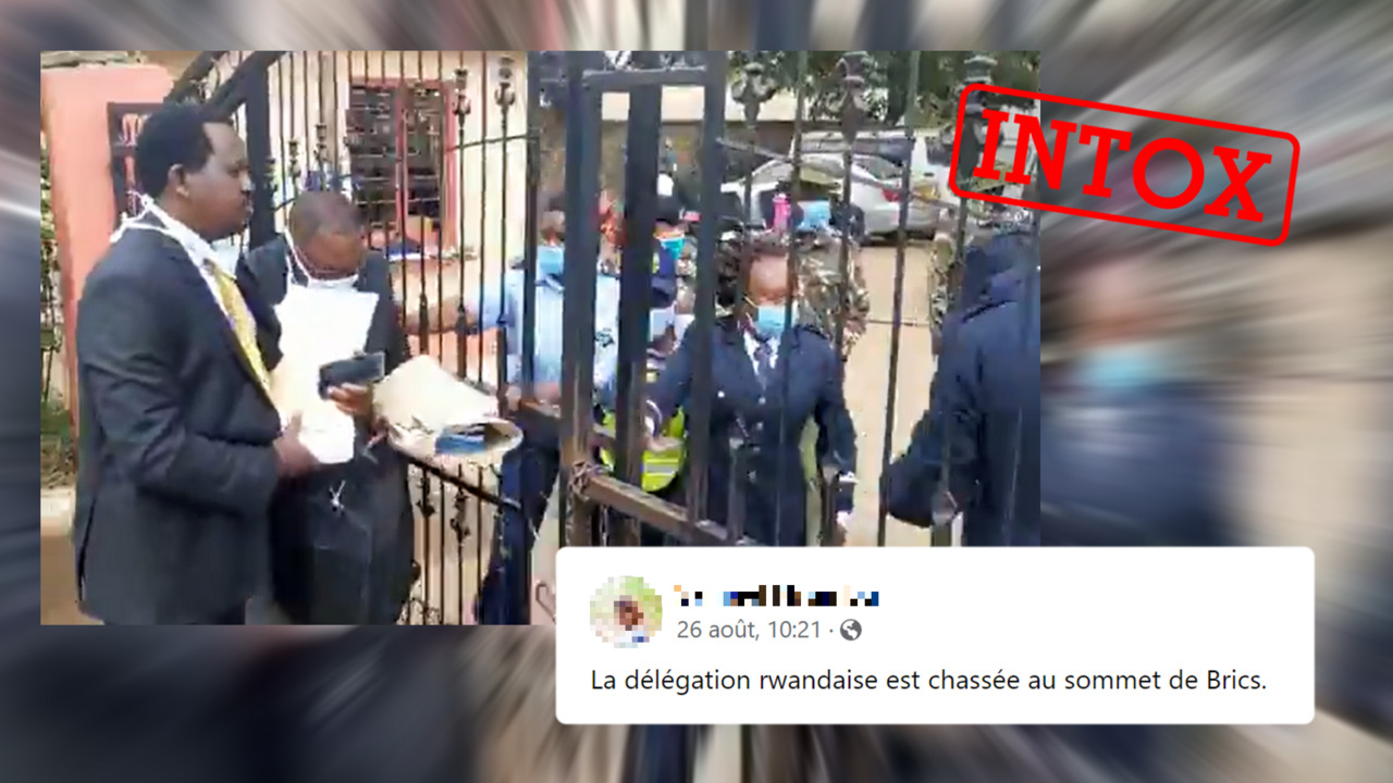 Non, il ne s’agit pas de la délégation du Rwanda chassée au sommet des ...