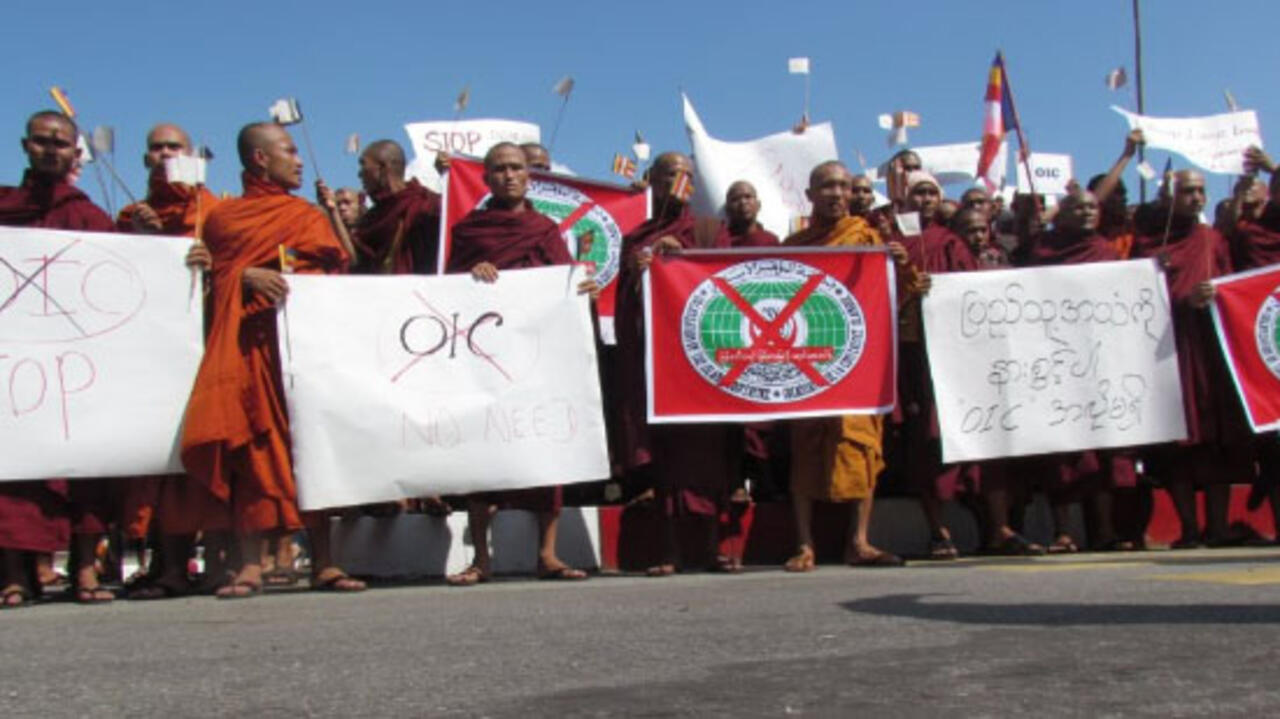 Following monks’ protest, Islamic body blocked from setting up office ...