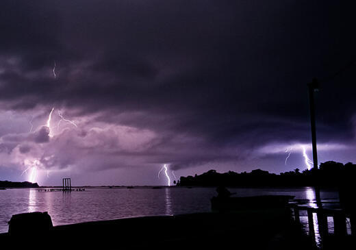 Climate change threatens unique tropical lightning storm