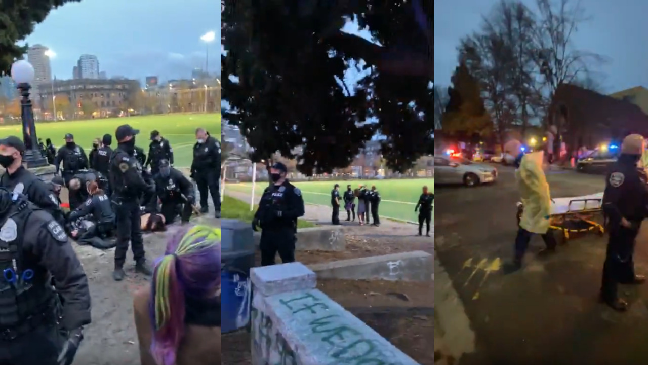 USA: Seattle police shut down Antifa football match